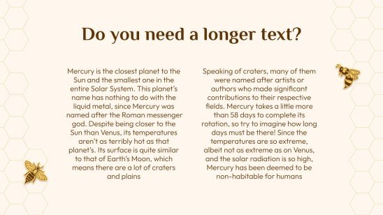 Bee Background Presentation