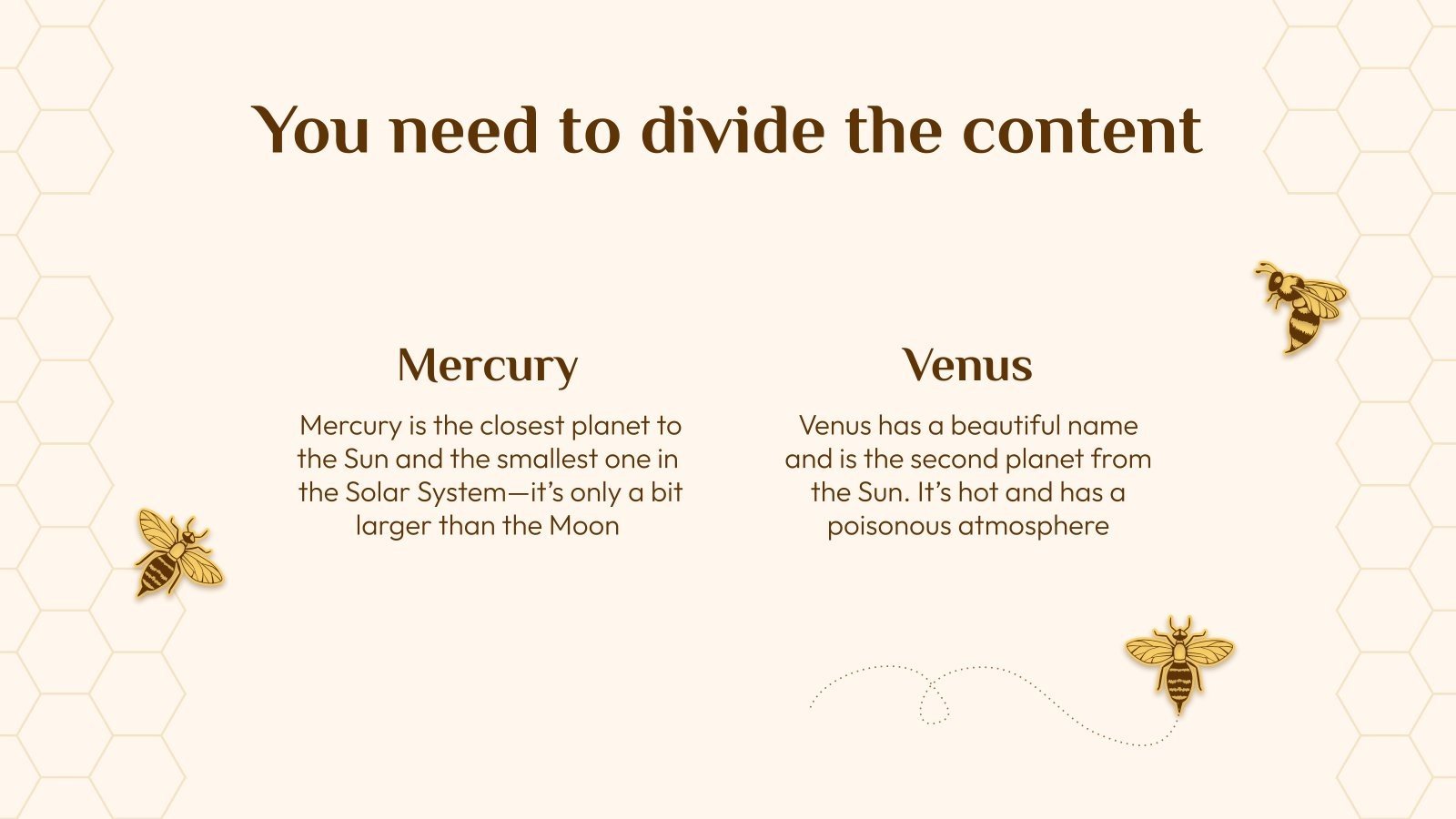 Bee Background Presentation
