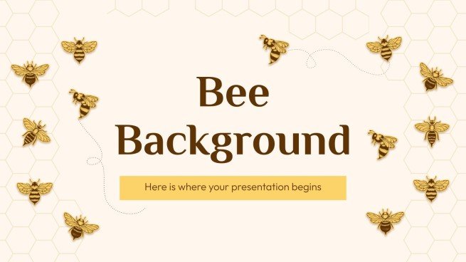 Free Google Slides & PowerPoint templates about bees