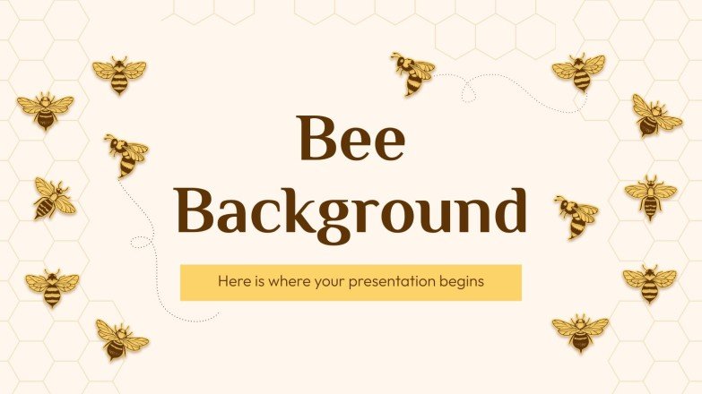 Free Google Slides & PowerPoint templates about bees