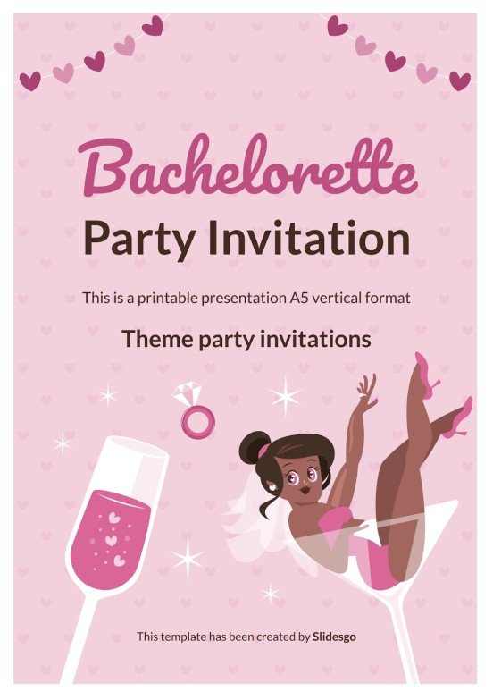 Bachelorette Party Invitation Template
