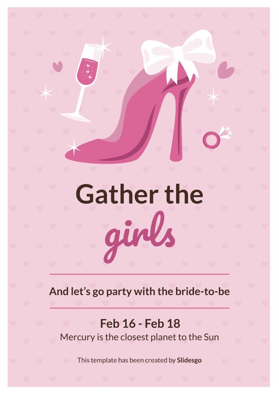 Bachelorette Party Invitation Template