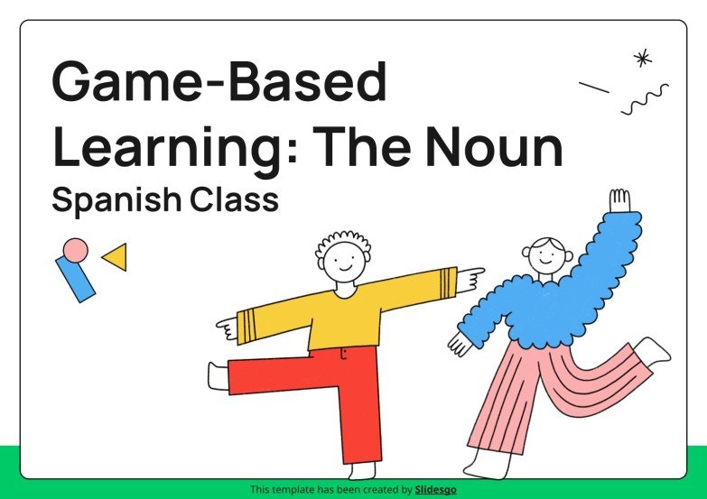 GBL: The Noun - Spanish Class | Google Slides & PPT