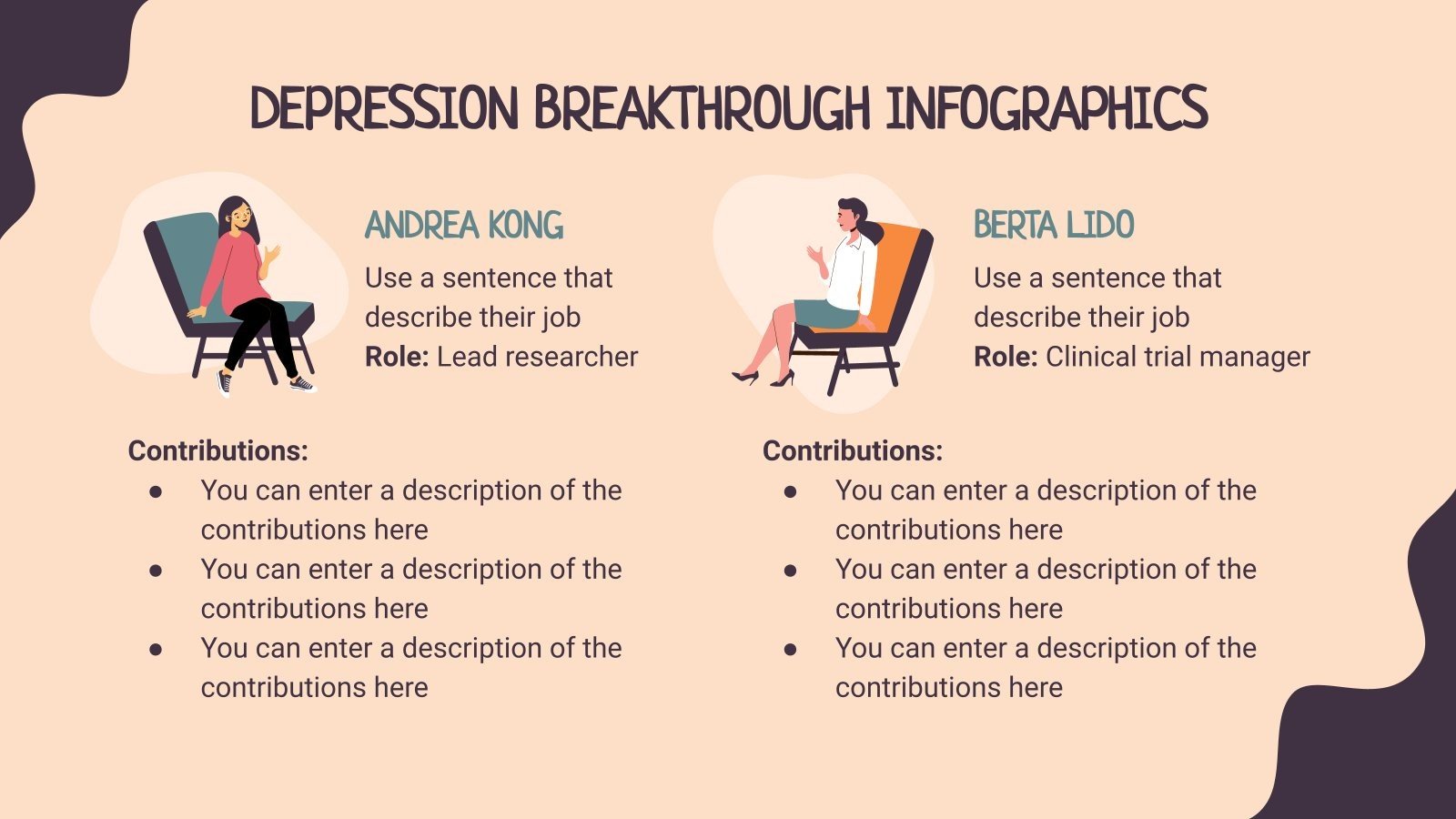Depression Breakthrough Infographics Template