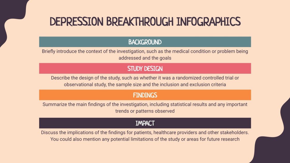 Depression Breakthrough Infographics Template