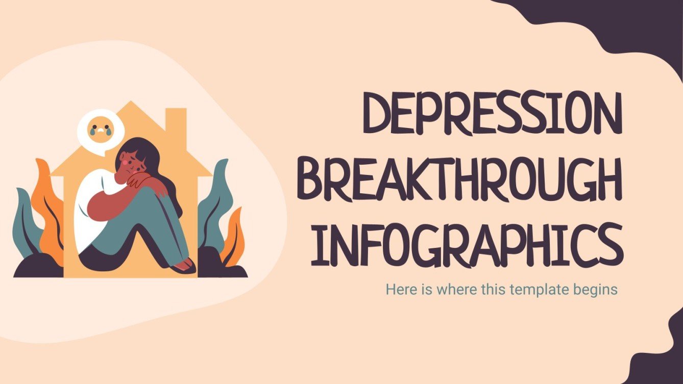 Google Slides & PPT Vorlagen zum Thema Depression