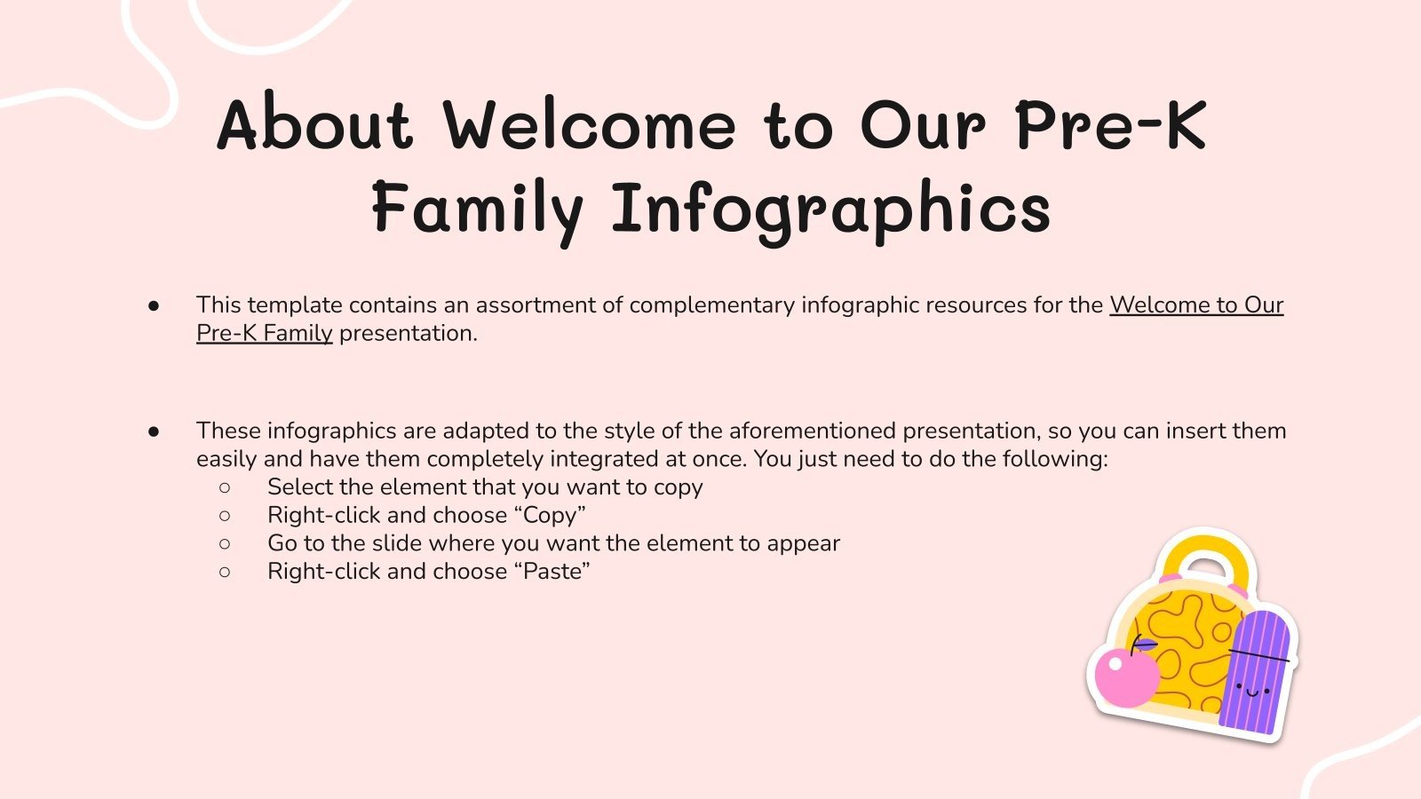 Welcome to Our Pre-K Family Infographics Template