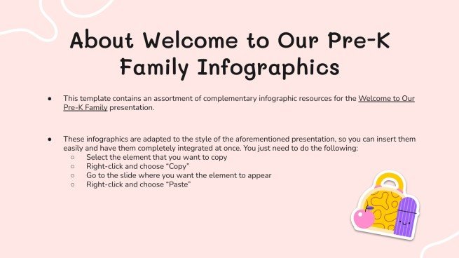 Welcome to Our Pre-K Family Infographics Template