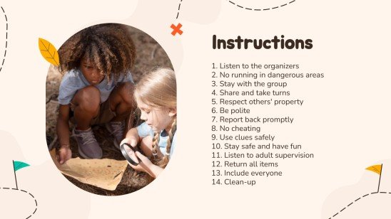 Scavenger Hunt for Kids Presentation