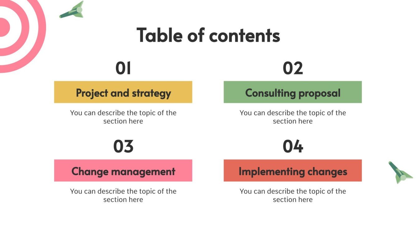 Quarterly Goals Consulting Presentation