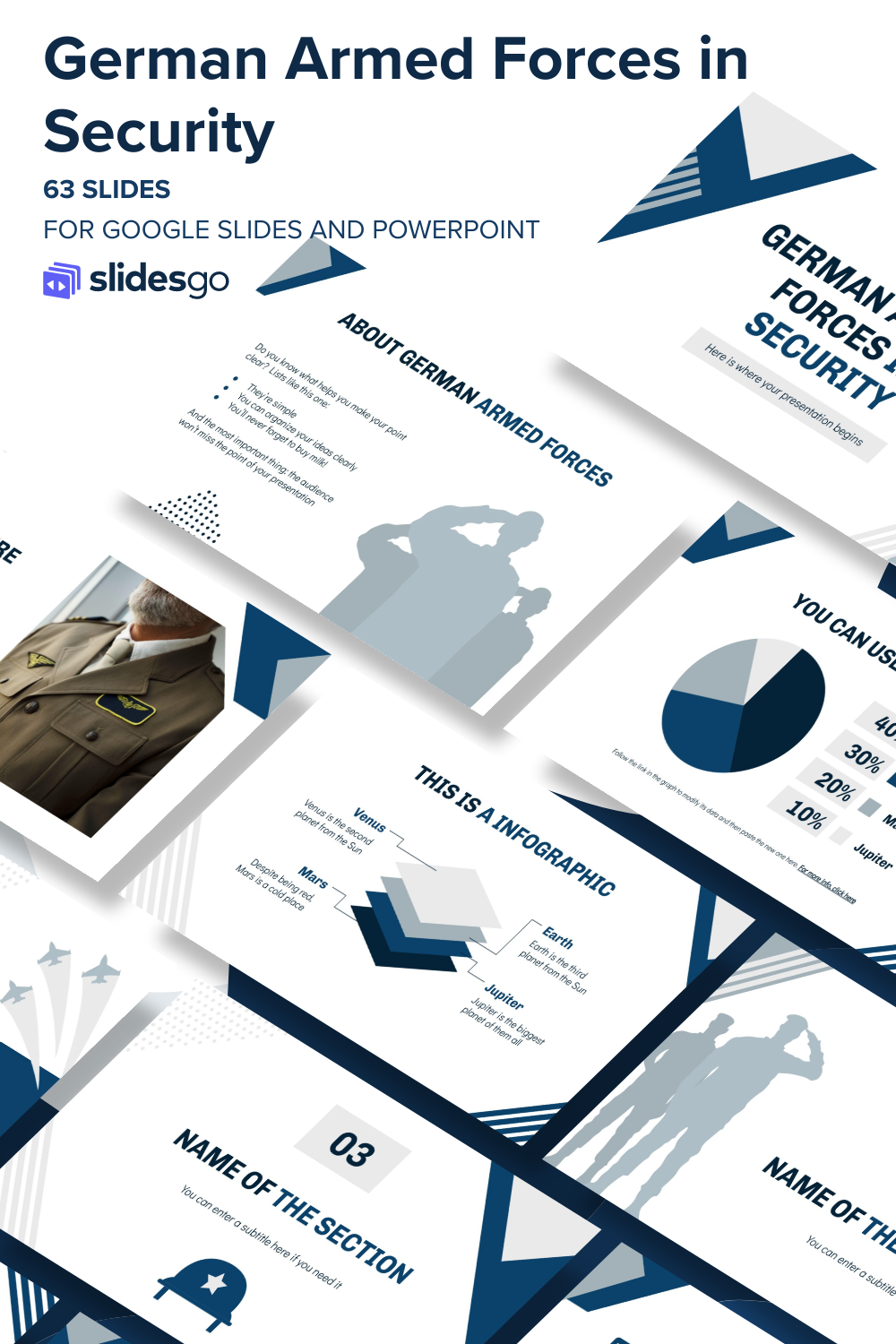 German Armed Forces in Security | Google Slides & PPT