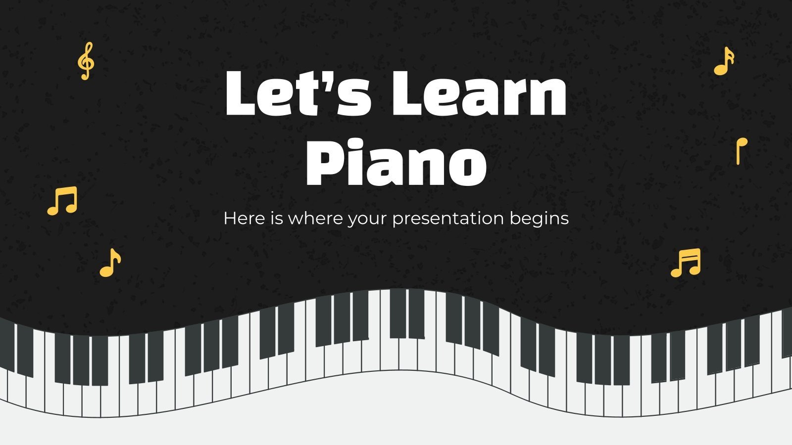 Let's Learn Piano Presentation