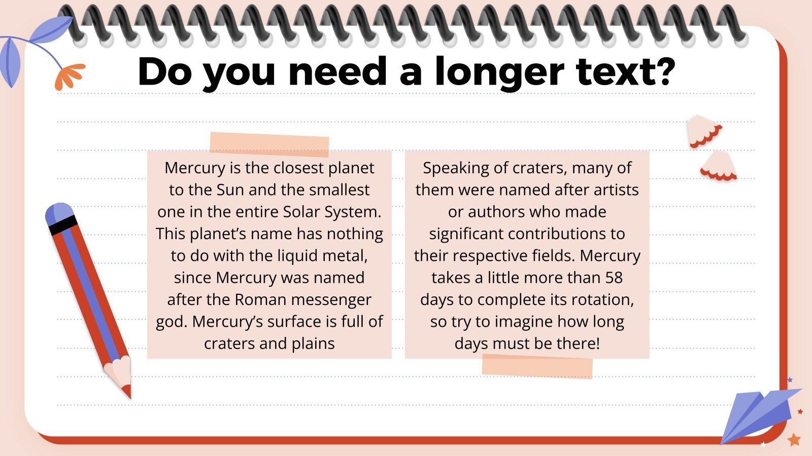 Academic Notebook Theme for College Presentation