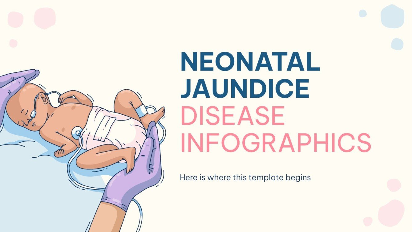 Neonatal Jaundice Disease Infographics Template