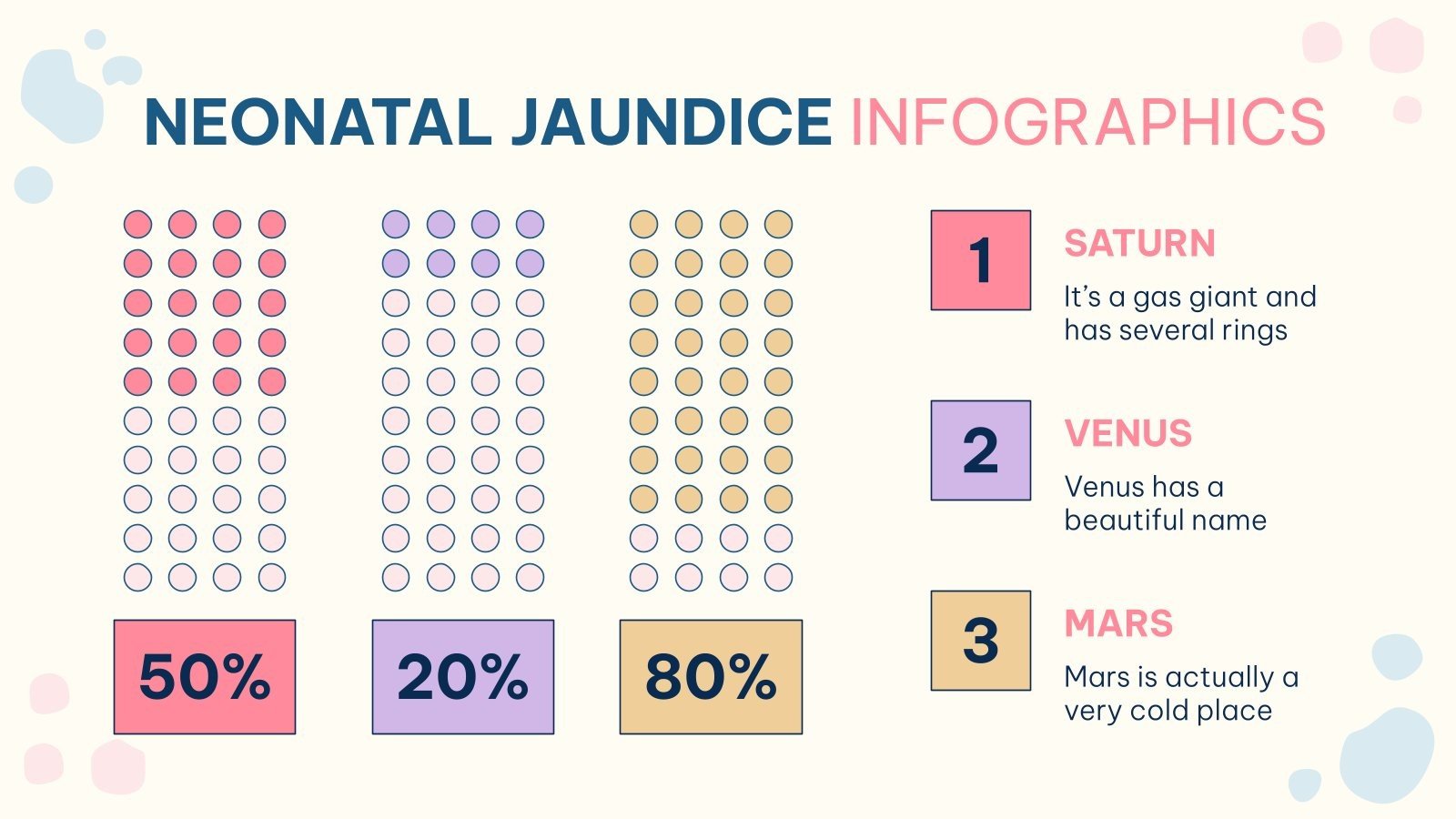 Neonatal Jaundice Disease Infographics Template