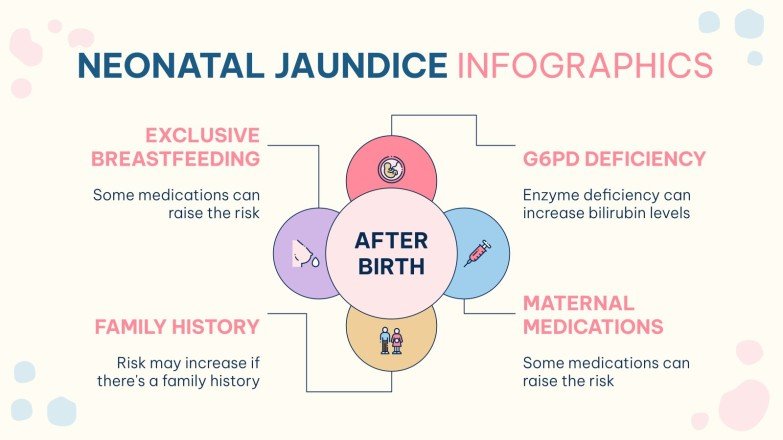 Neonatal Jaundice Disease Infographics Template