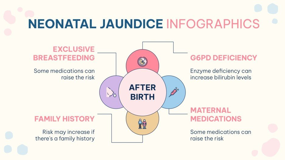 Neonatal Jaundice Disease Infographics Template