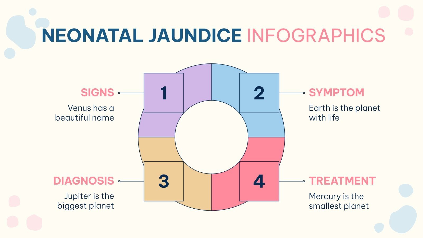 Neonatal Jaundice Disease Infographics Template