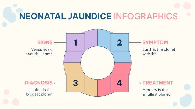 Neonatal Jaundice Disease Infographics Template