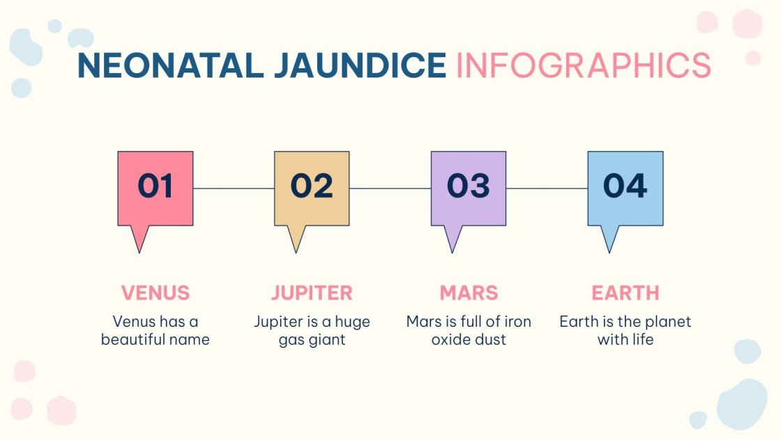 Neonatal Jaundice Disease Infographics Template