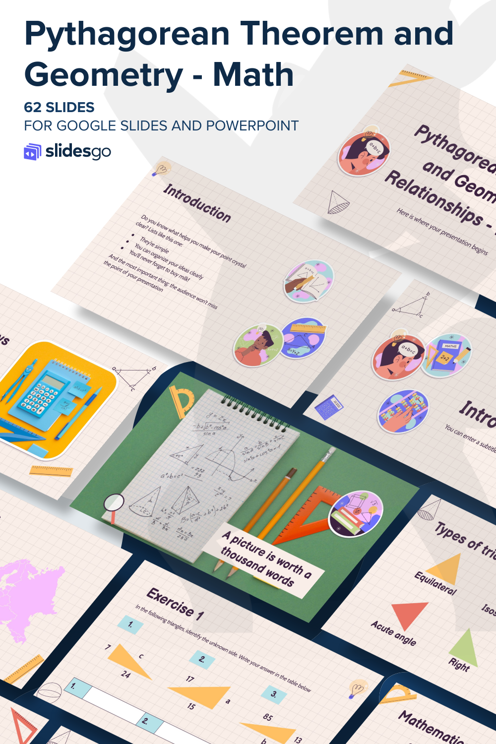 Pythagorean Theorem and Geometric Relationships - 8th Grade