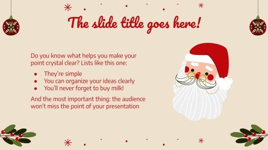 Christmas Wishlist Presentation