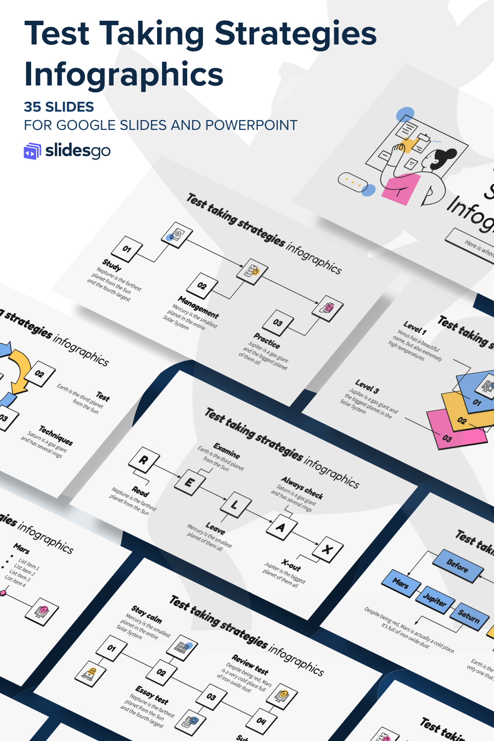 Test Taking Strategies Infographics | Google Slides & PPT