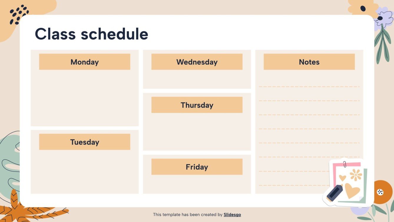 Pastel Palette Class Planner Template