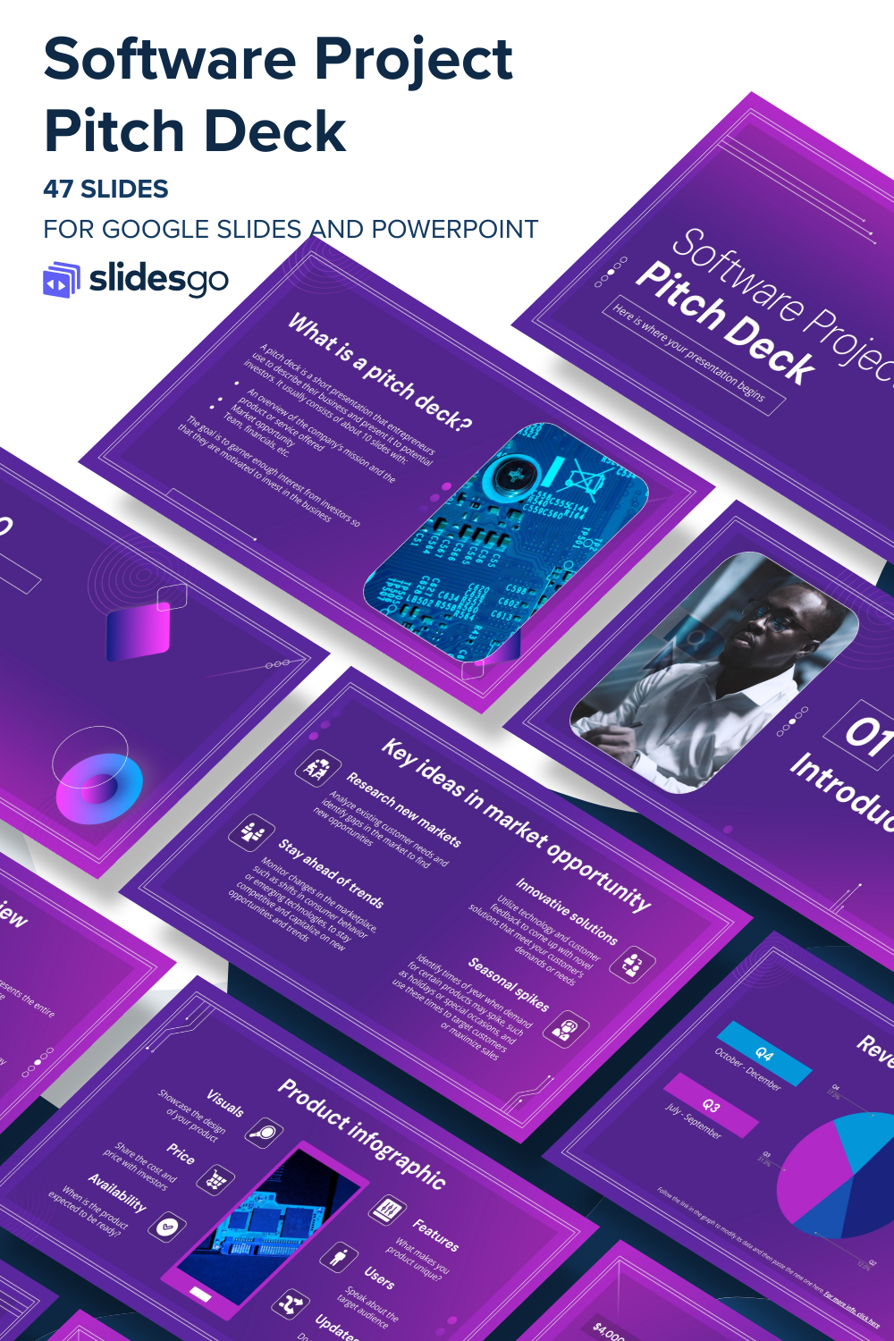 Software Project Pitch Deck Presentation