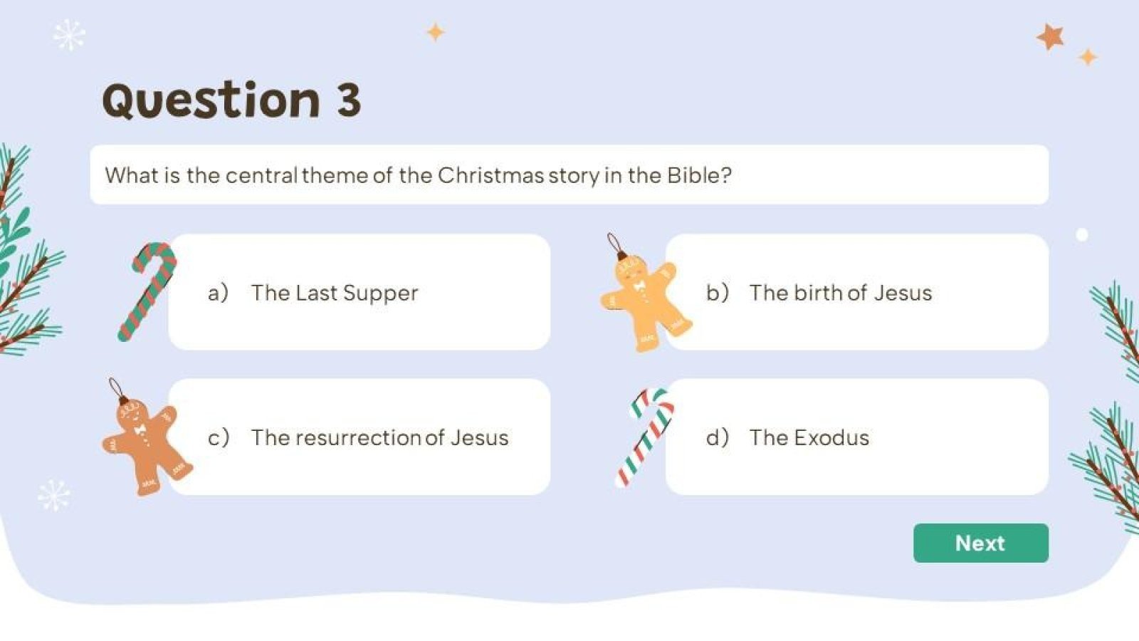 Christmas Quiz Theme Presentation