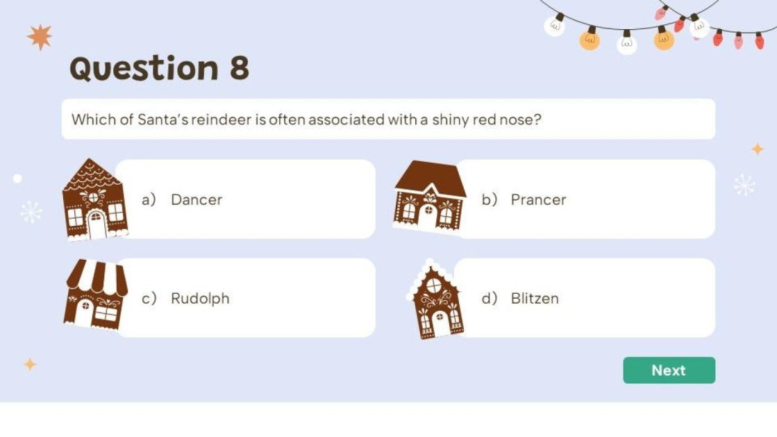 Christmas Quiz Theme Presentation