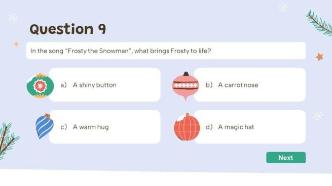Christmas Quiz Theme Presentation