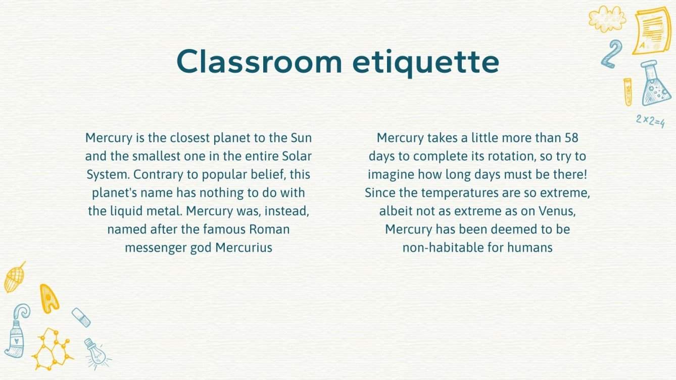 Class Orientation: Guide for Students Presentation