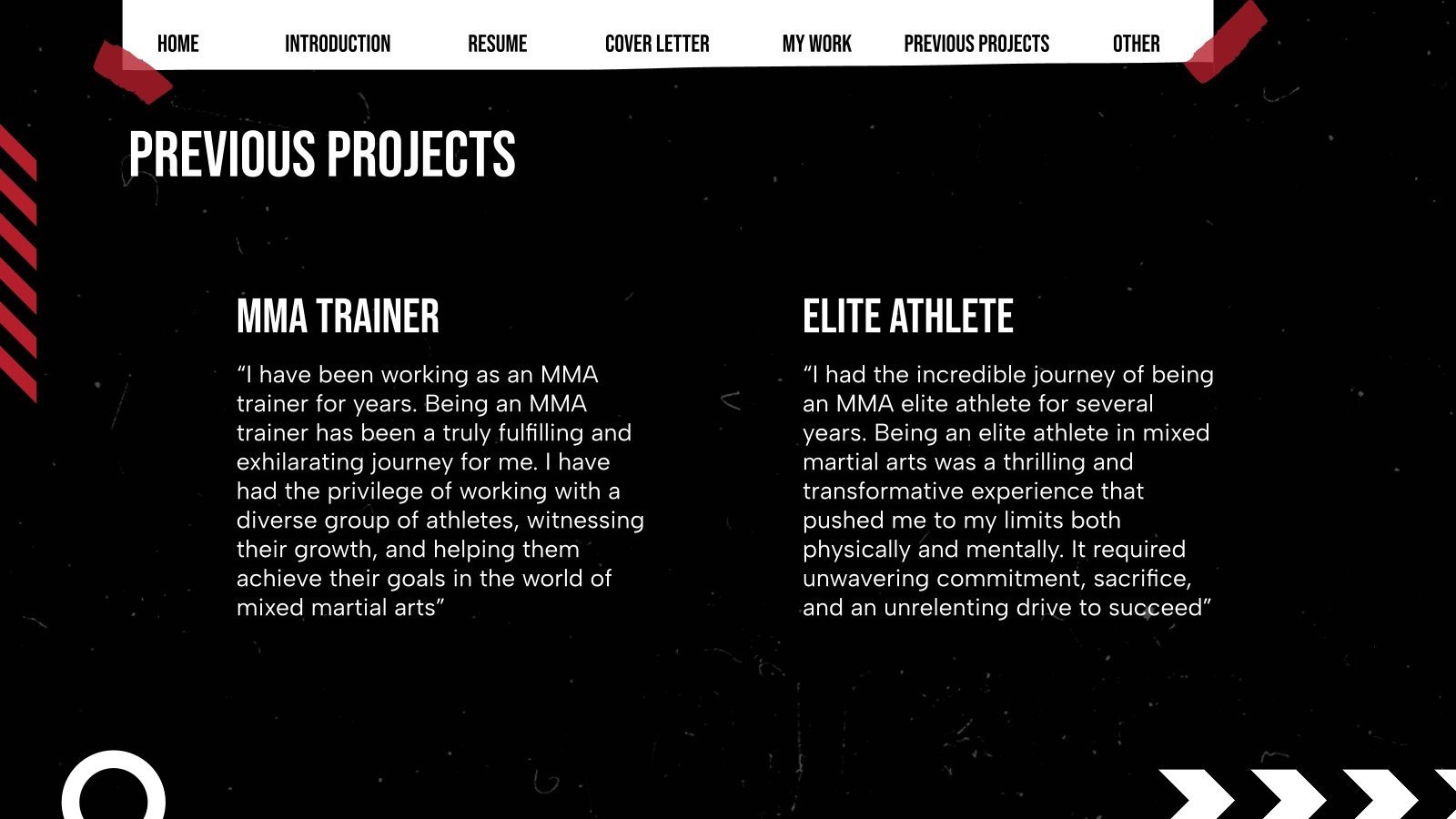 Mixed Martial Arts (MMA) Tournament Business Presentation