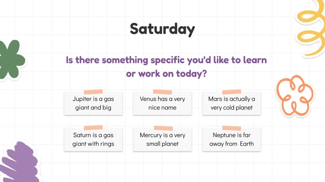 Morning Message for Classroom Presentation