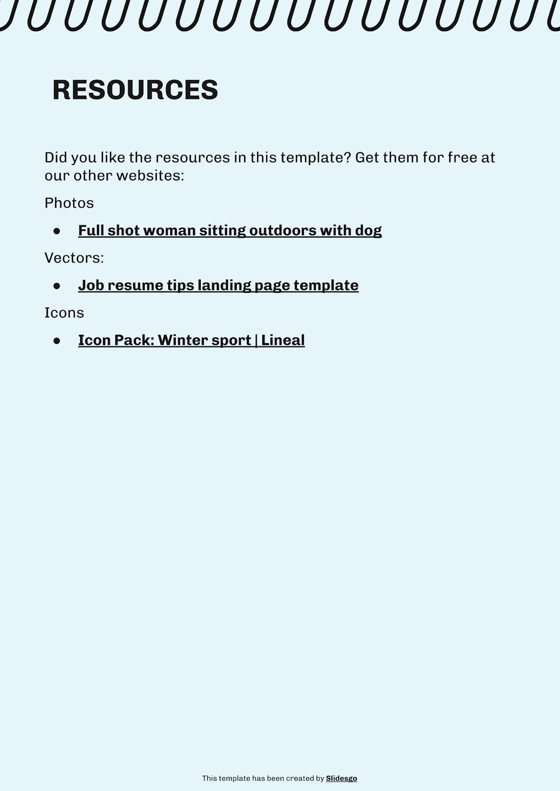 Ski & Snowboard Instructor CV | Google Slides & PPT