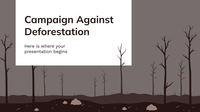 Campaign Against Deforestation Presentation