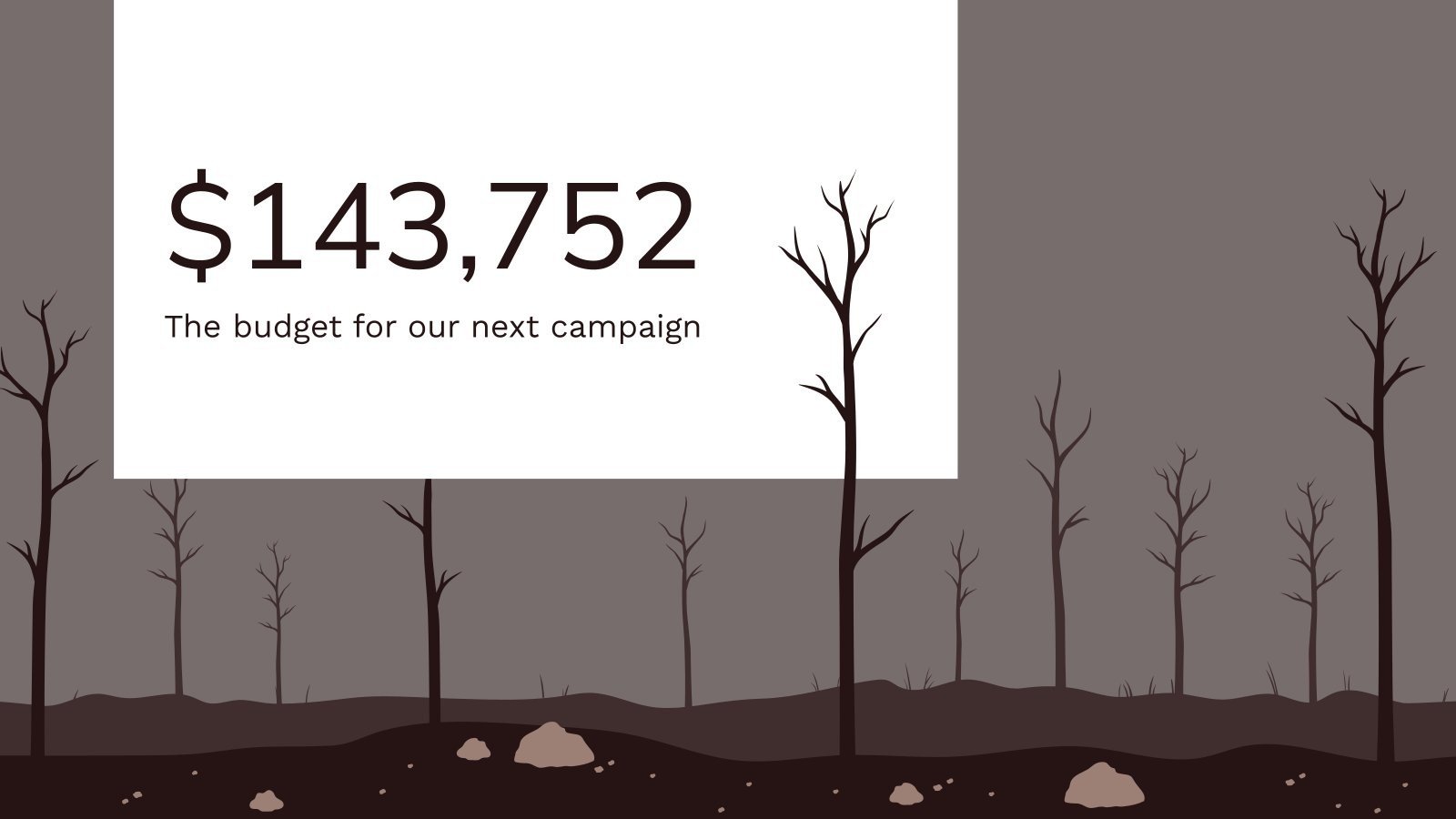 Campaign Against Deforestation Presentation