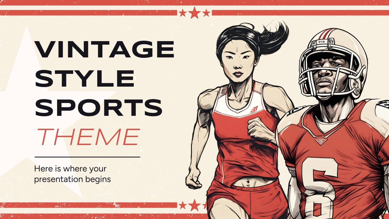 Vintage Style Sports Theme Presentation