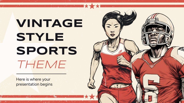 Vintage Style Sports Theme Presentation