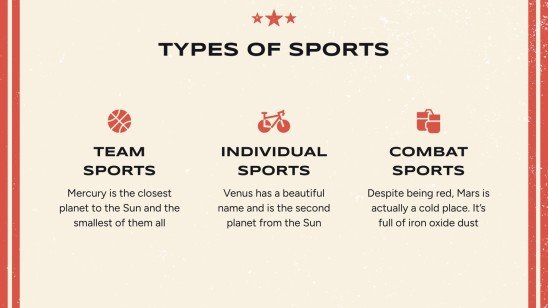 Vintage Style Sports Theme Presentation