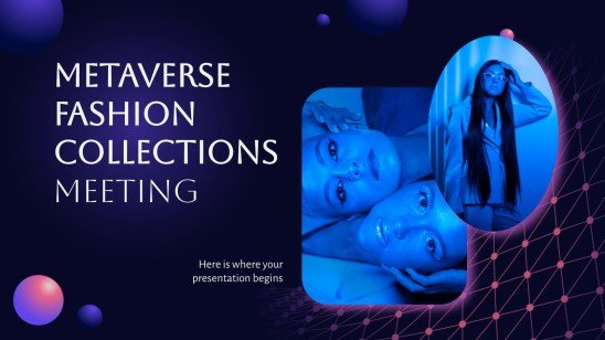 Presentación Reunión metaversa de colecciones de moda