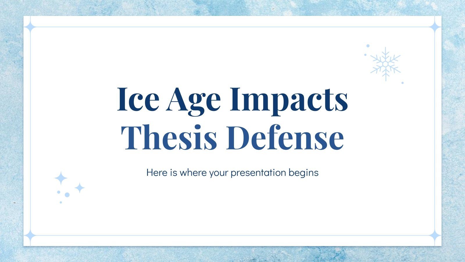 Free templates about ice for Google Slides & PowerPoint
