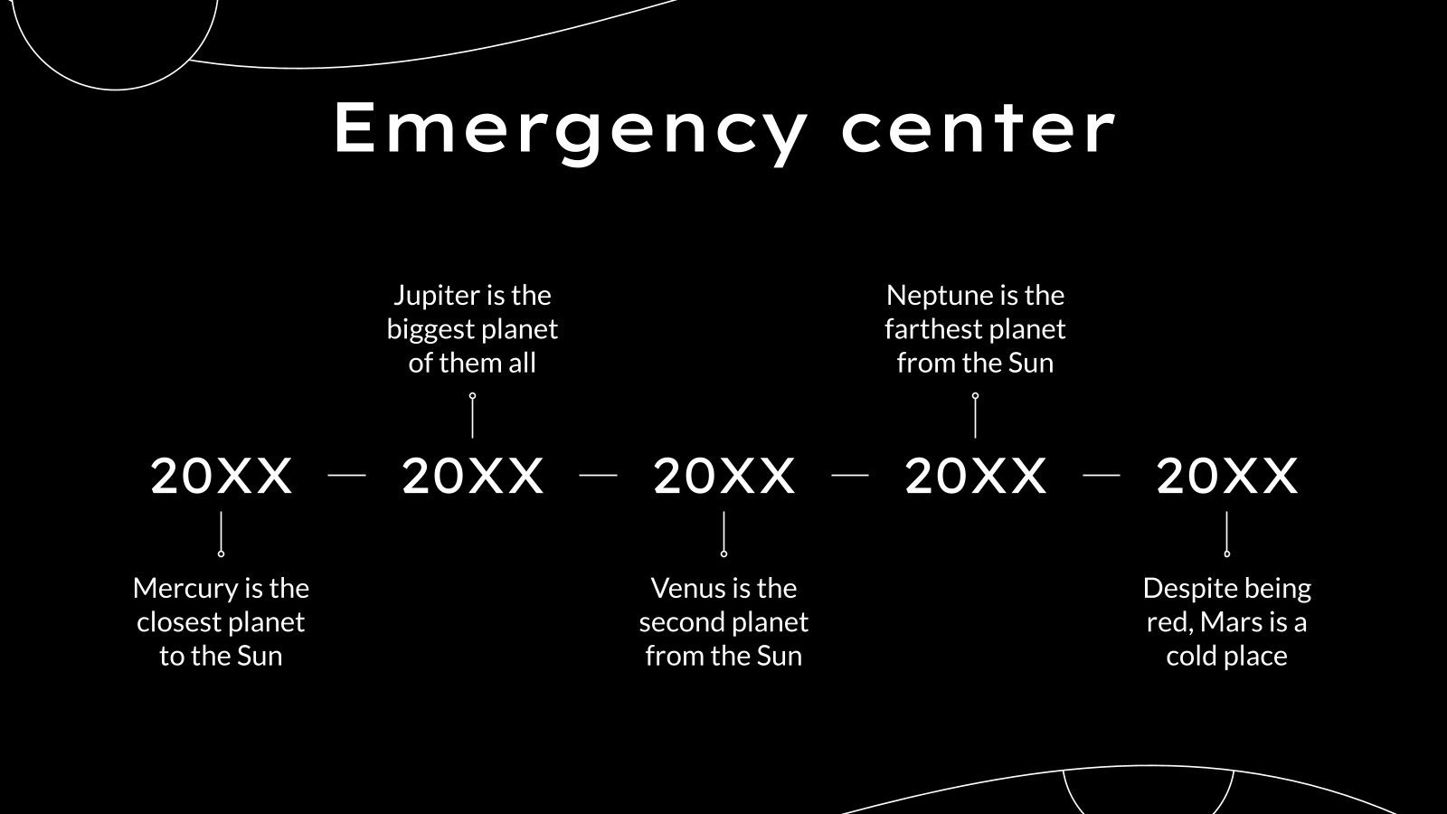 Trauma & Emergency Center Infographics Template