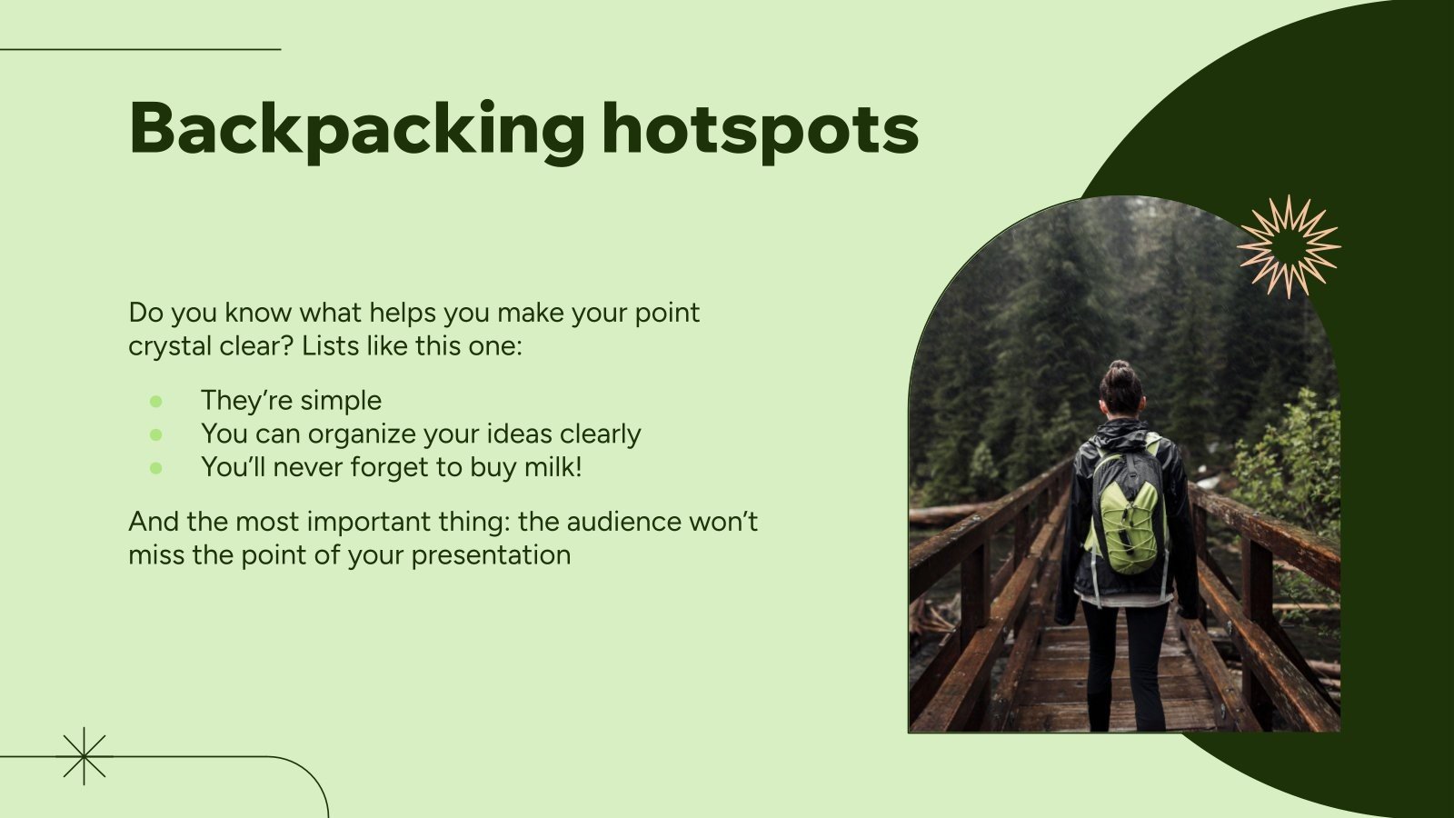 Best Places to Go Backpacking Presentation