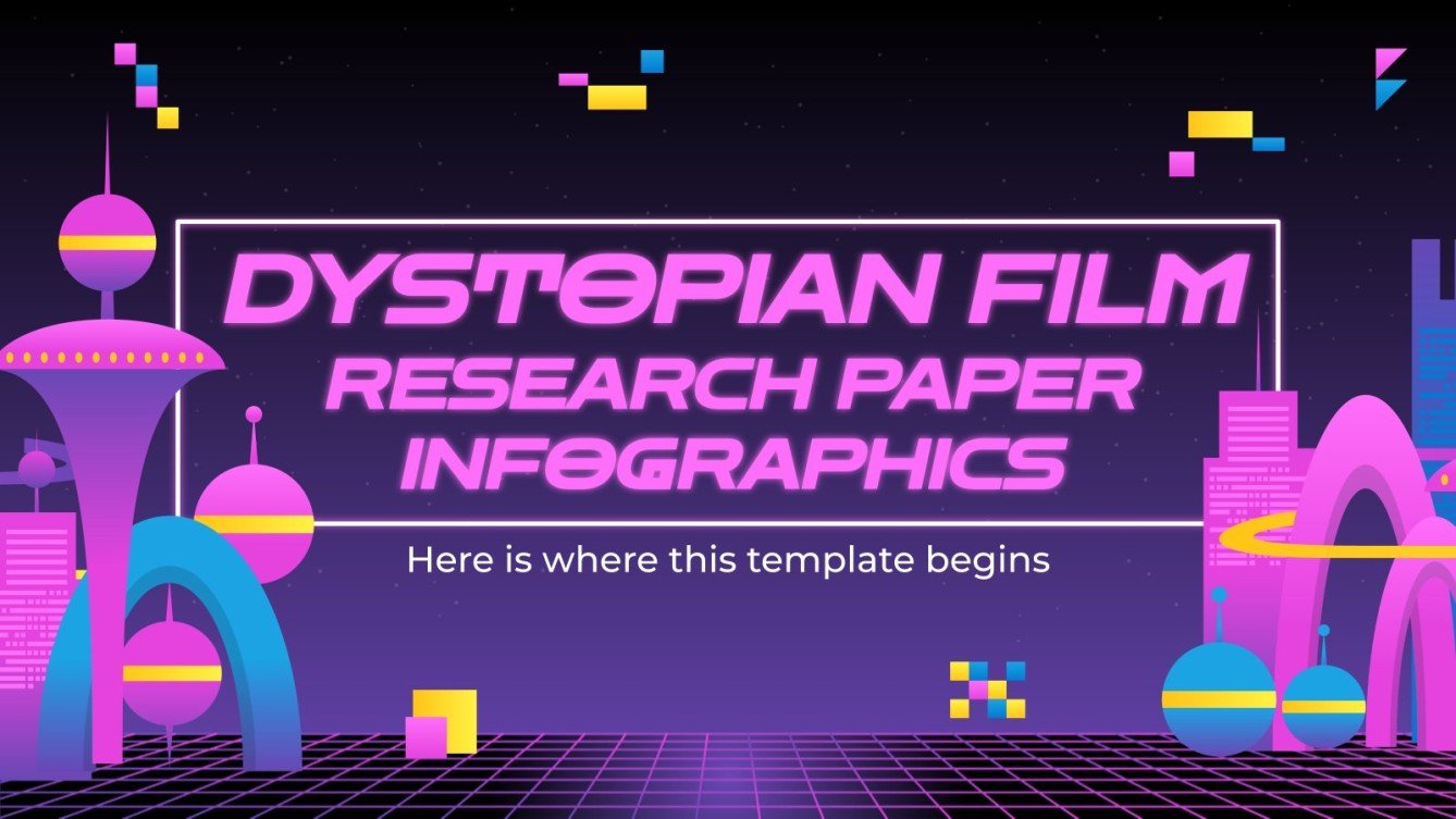 Dystopian Film Research Paper Infographics Template