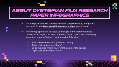 Dystopian Film Research Paper Infographics Template