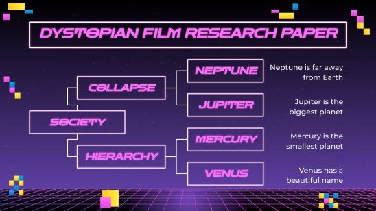 Dystopian Film Research Paper Infographics Template