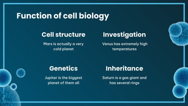Cell Cellular Biology and Histology Major for College