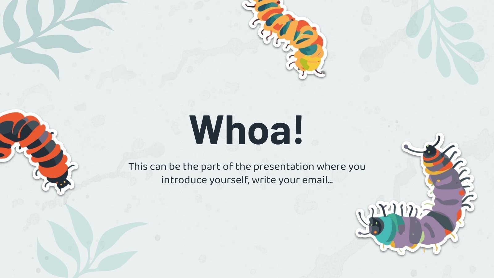 Caterpillar Theme Presentation